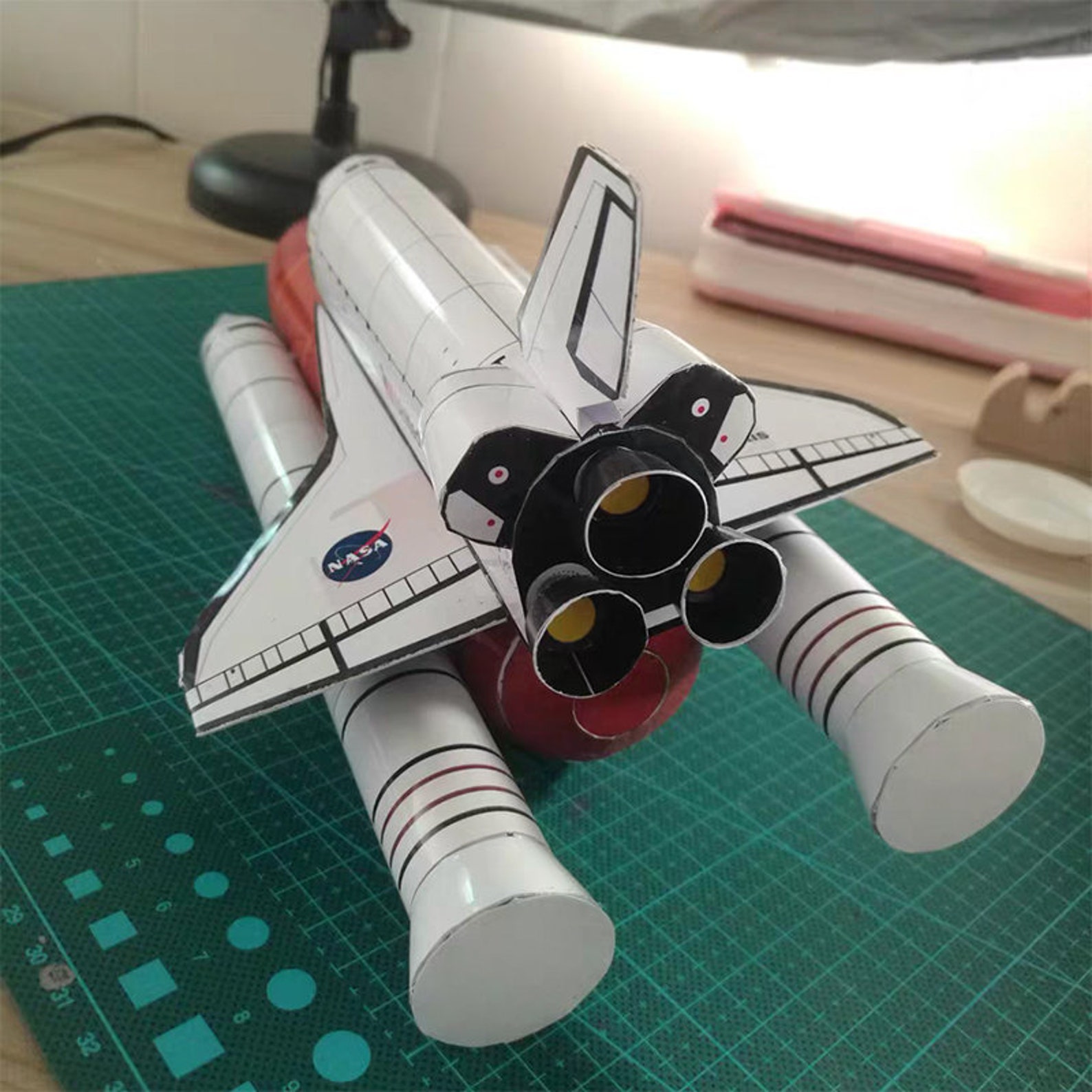 DIY Papercraft 1:150 Atlantis Space Shuttle PapierModell 3D | Etsy