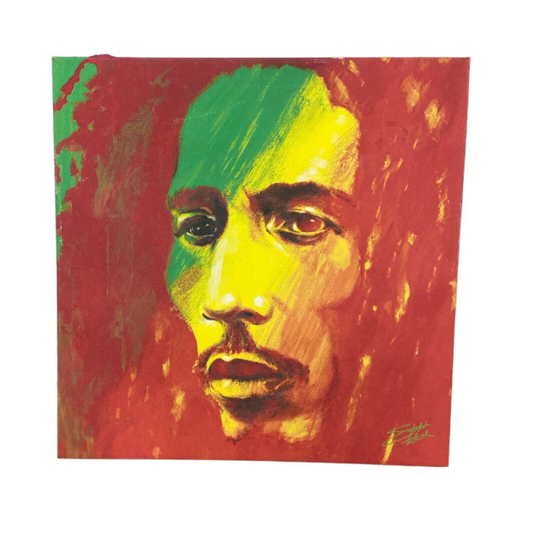 Stephen Fishwick the Soldier Bob Marley Portrait Print - Etsy