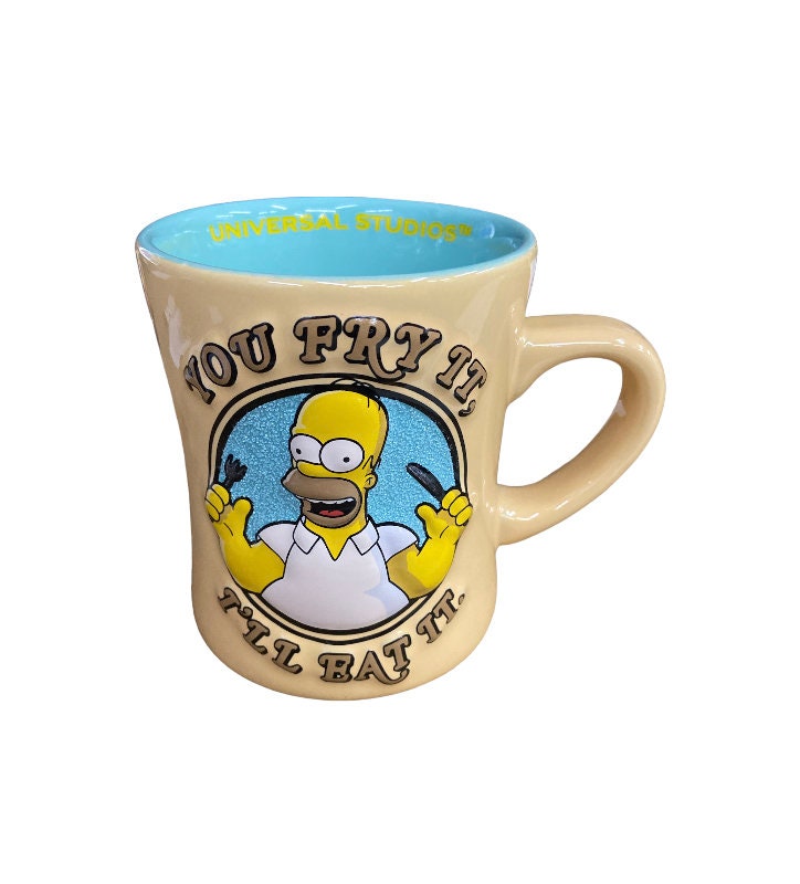 Universal Studios Homer Simpson Ceramic 3D Coffee Mug - Etsy