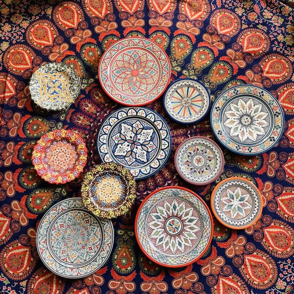 Moroccan Coasters - Etsy
