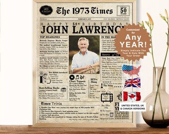 50th EXTRA LARGE Birthday Greeting Card A48''x - Etsy