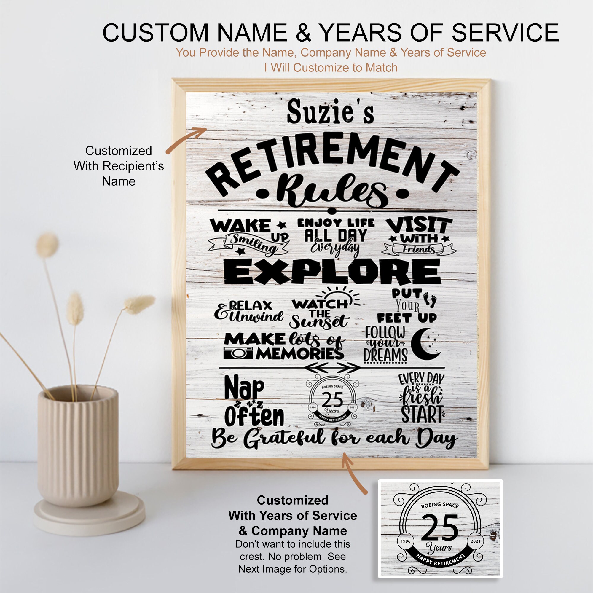 Retirement Card Poster Custom Printable Retirement Card | Etsy Canada