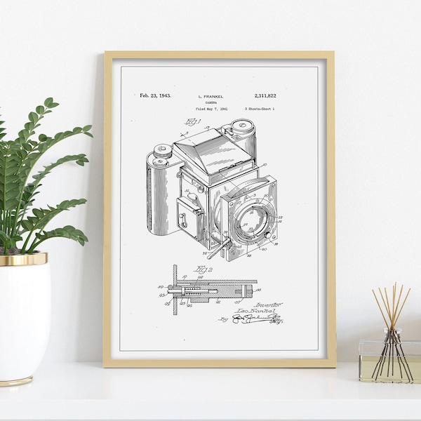 Camera Blueprint Sketch - Etsy