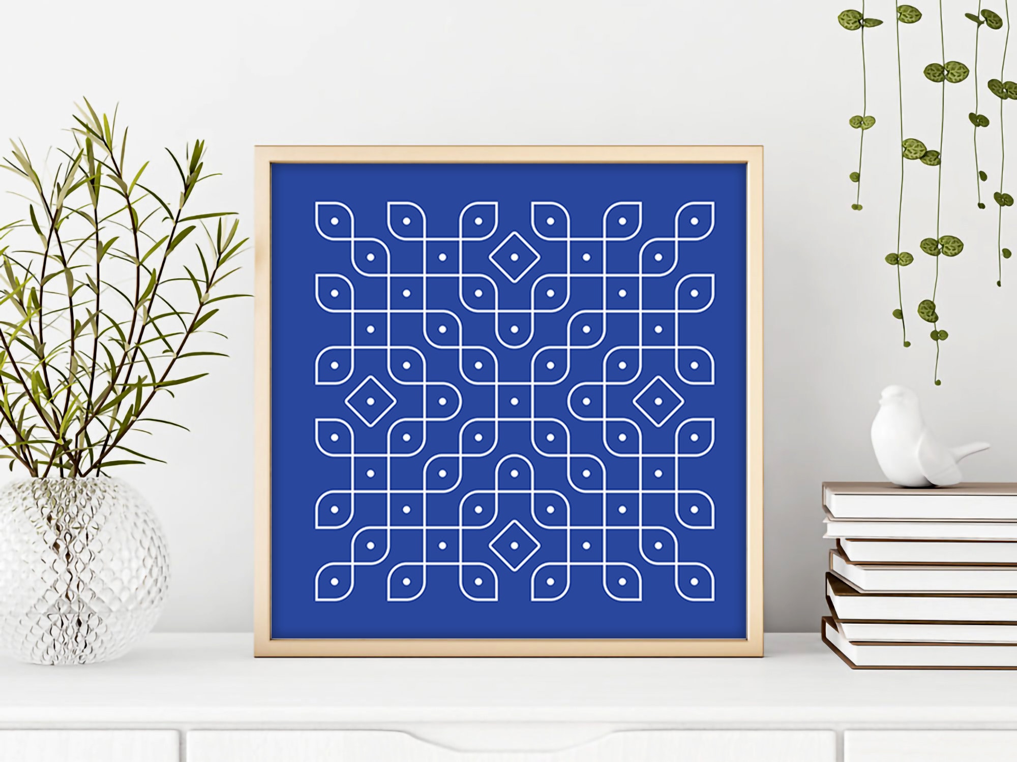 Kolam Set of 3, Indian Traditional Home Decor, Pooja Room Decor, Muggu ...