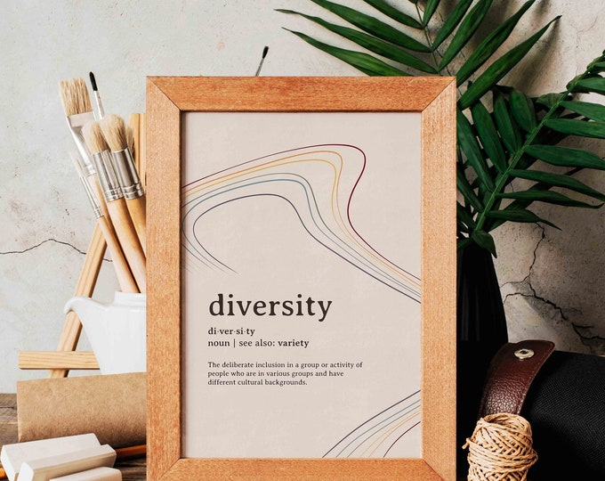 Diversity/multicultural Poster (digital Poster) - Instant Download ...