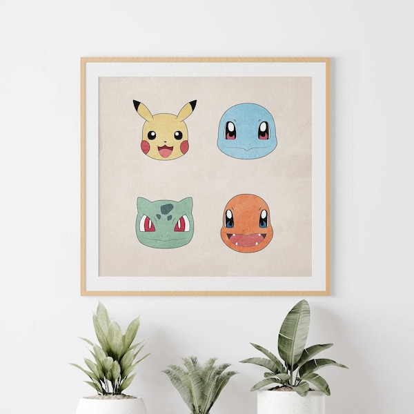Pikachu Print - Etsy