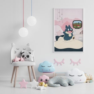 Munchlax Art Print, Nursery Decor, Munchlax Pokemon Wall Decor, Pokemon ...