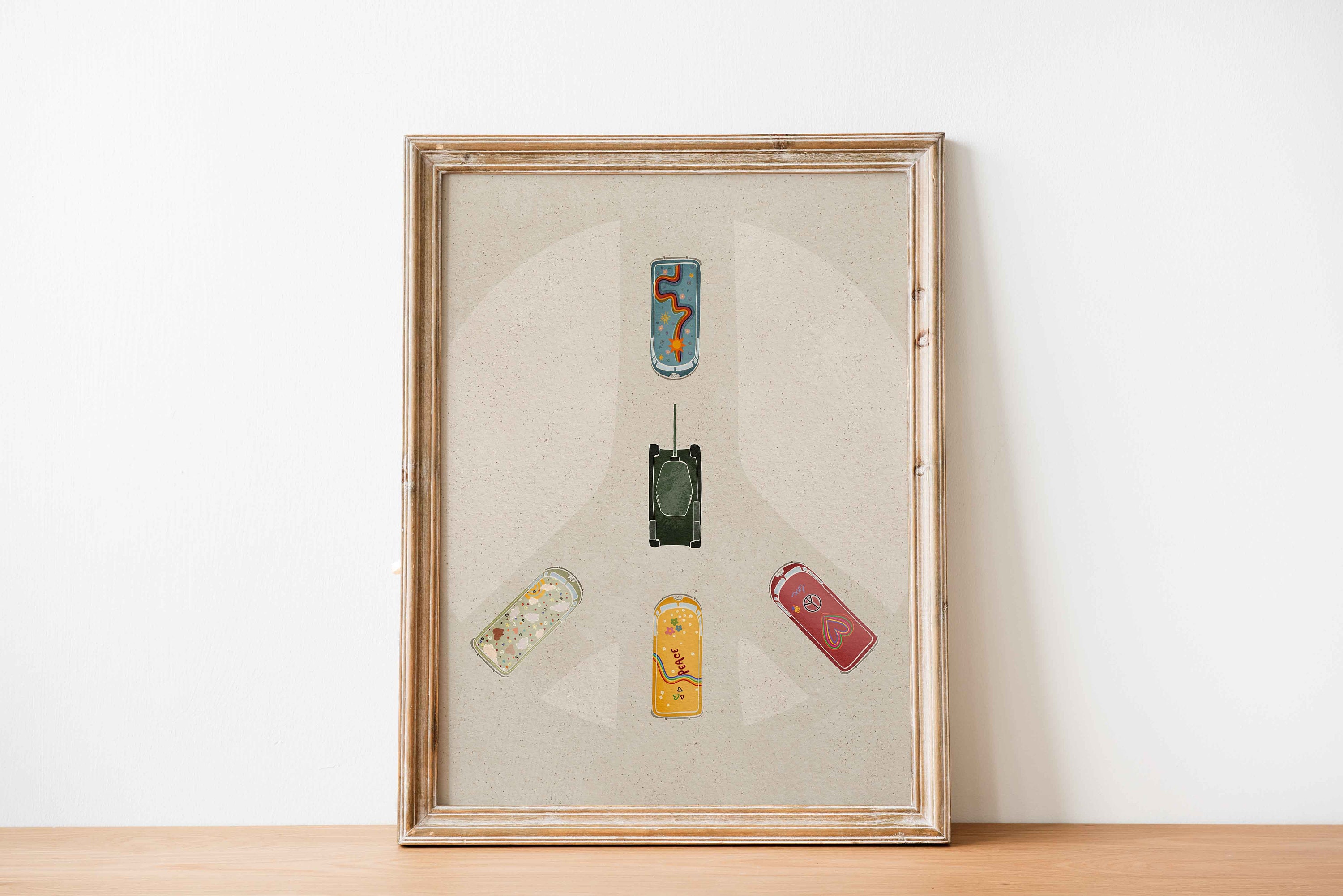 War and Peace Art Print Protest Wall Art Peace Sign Peace and - Etsy