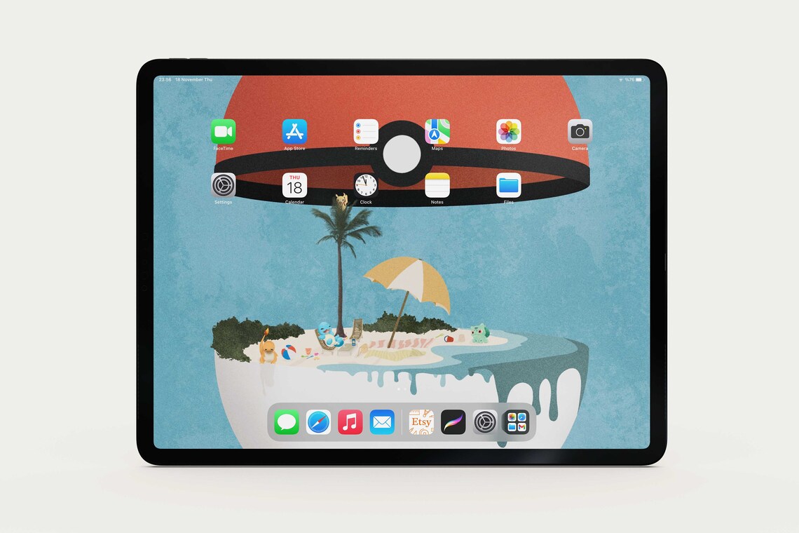 Pokemon Background for iPad Pokemon Wallpaper Tablet Pokeball ...