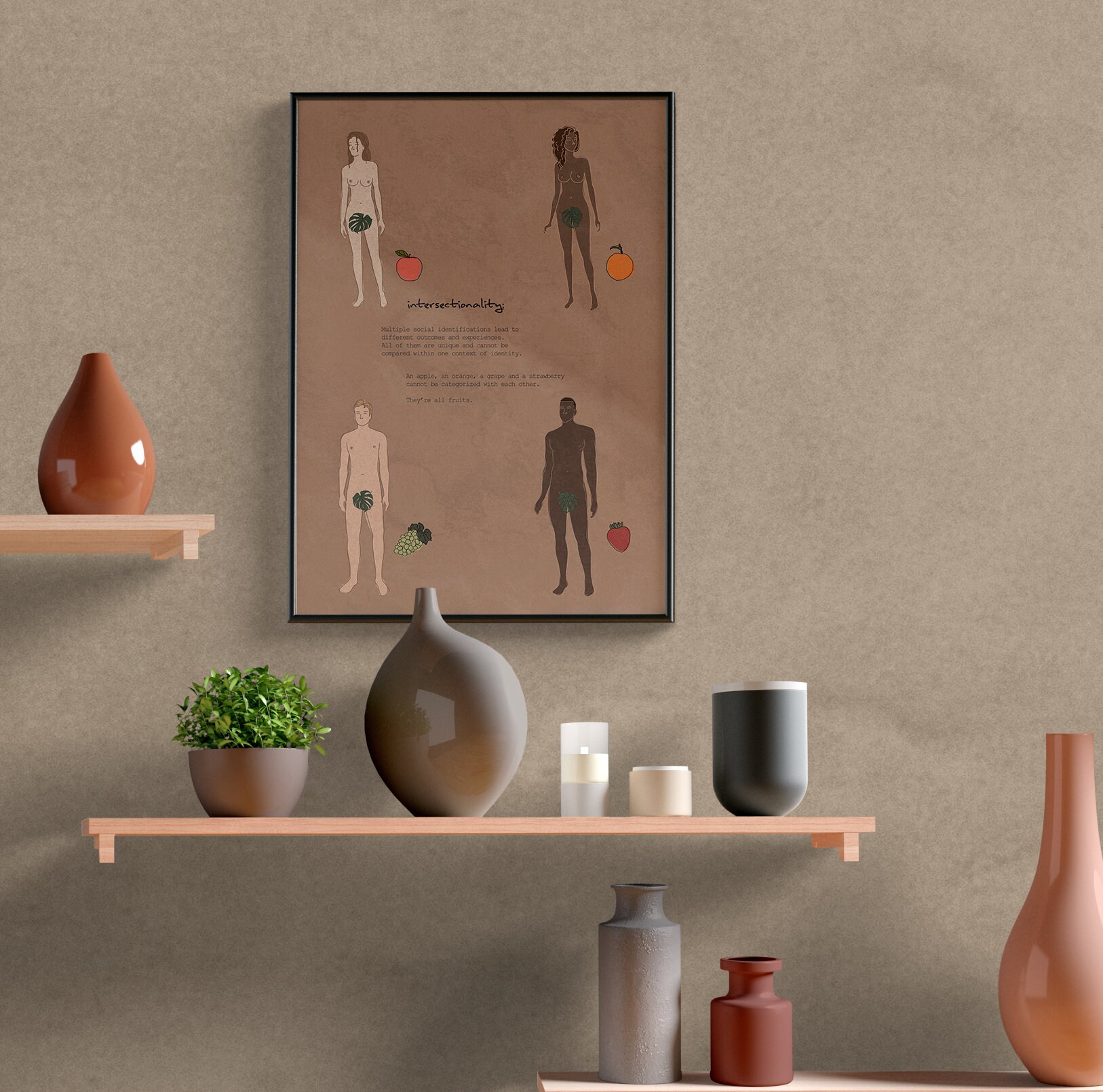 Intersectionality Print Feminist Theory Wall Art Social | Etsy