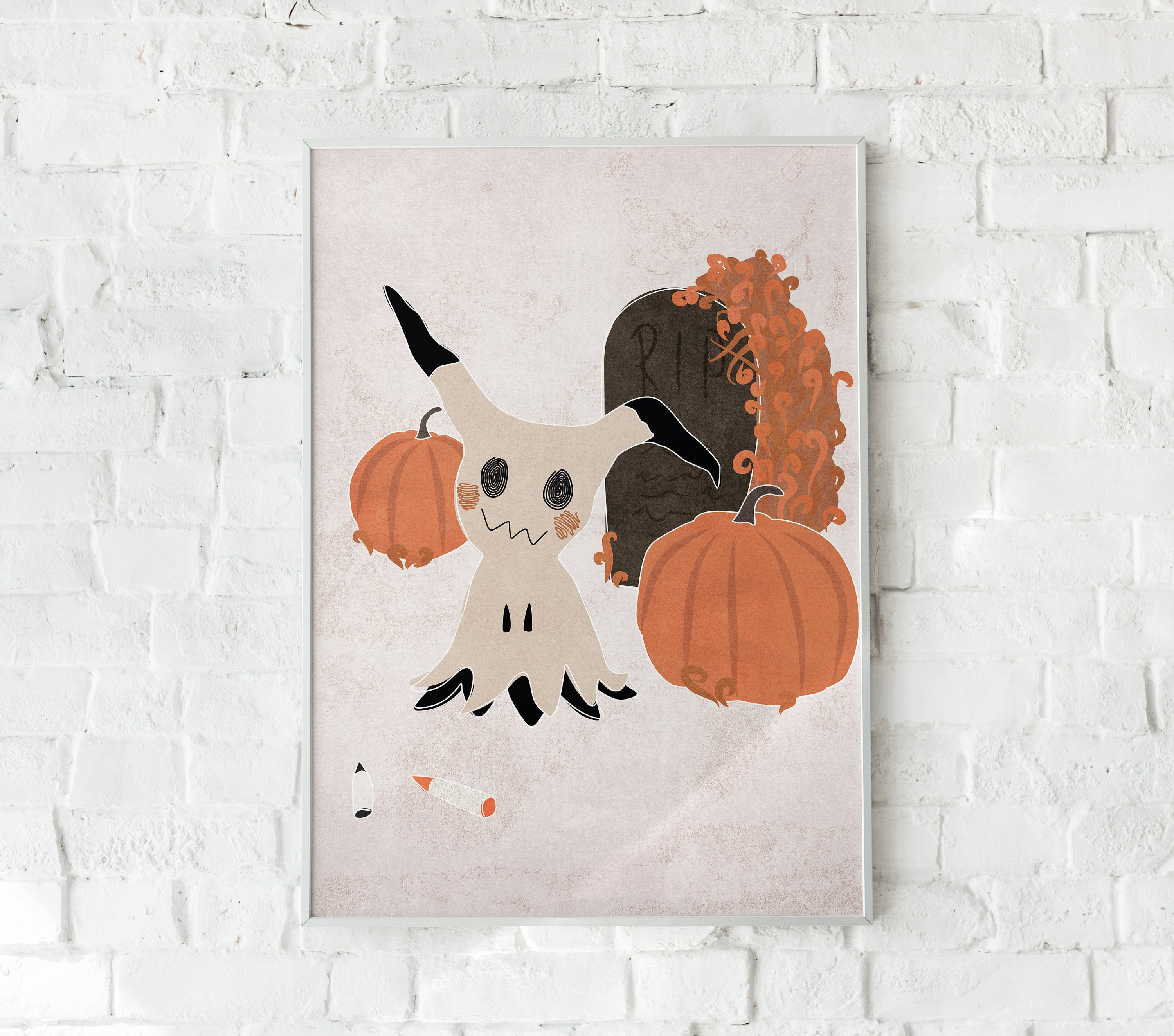 Mimikyu Wall Art Halloween Pokemon Print Mimikyu Poster - Etsy