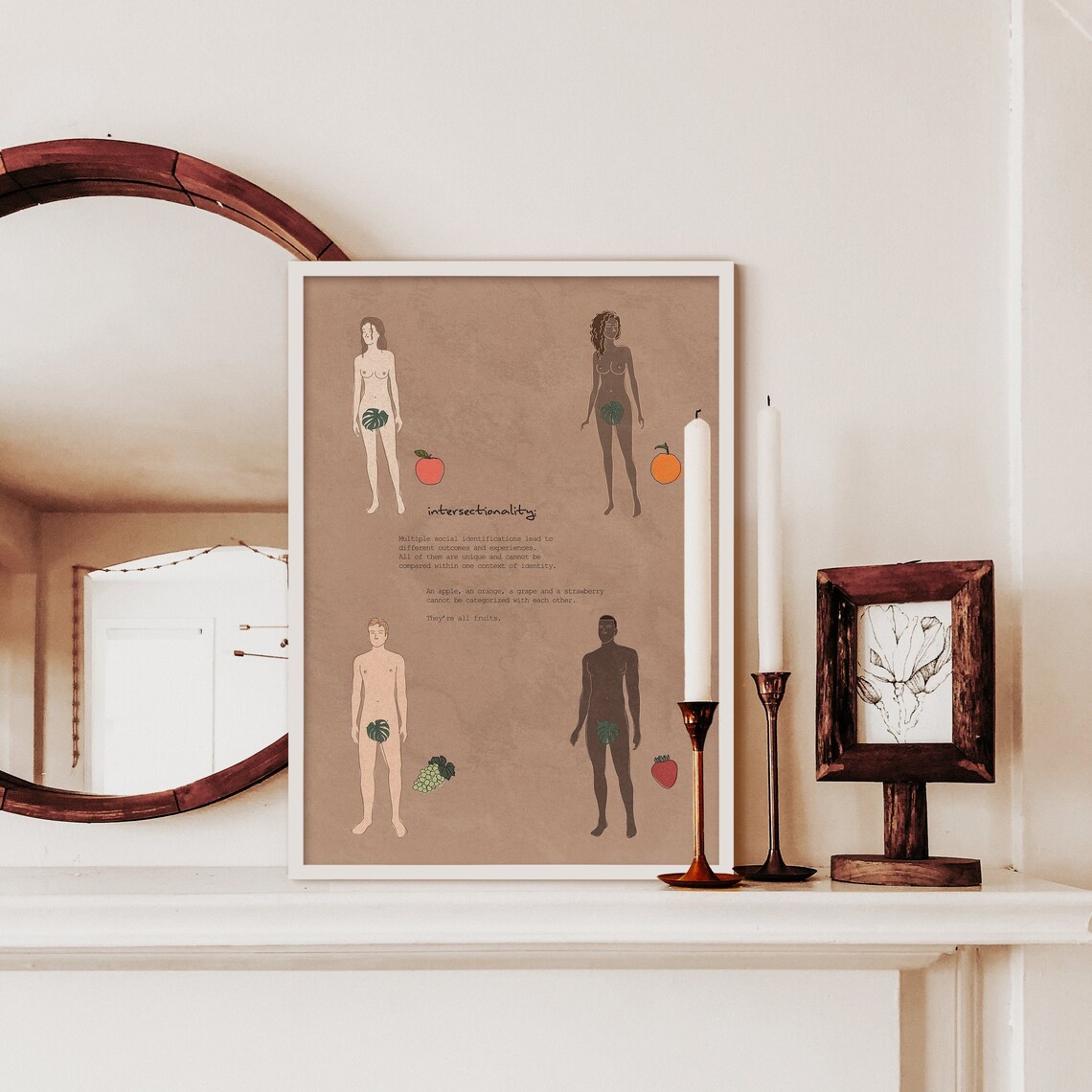 Intersectionality Print Feminist Theory Wall Art Social | Etsy