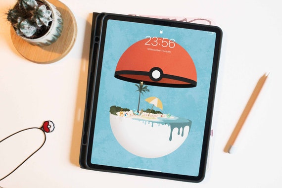 Pokemon Background for Ipad Pokemon Wallpaper Tablet Pokeball | Etsy