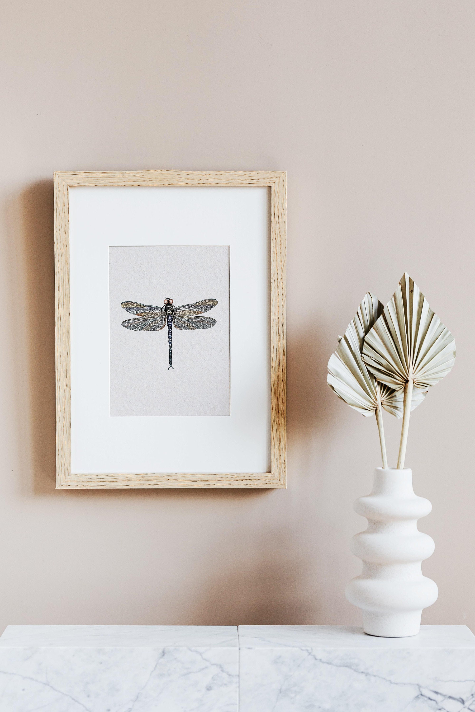 Dragonfly Print, Insect Poster, Dragonfly Art, Colored Dragonfly ...