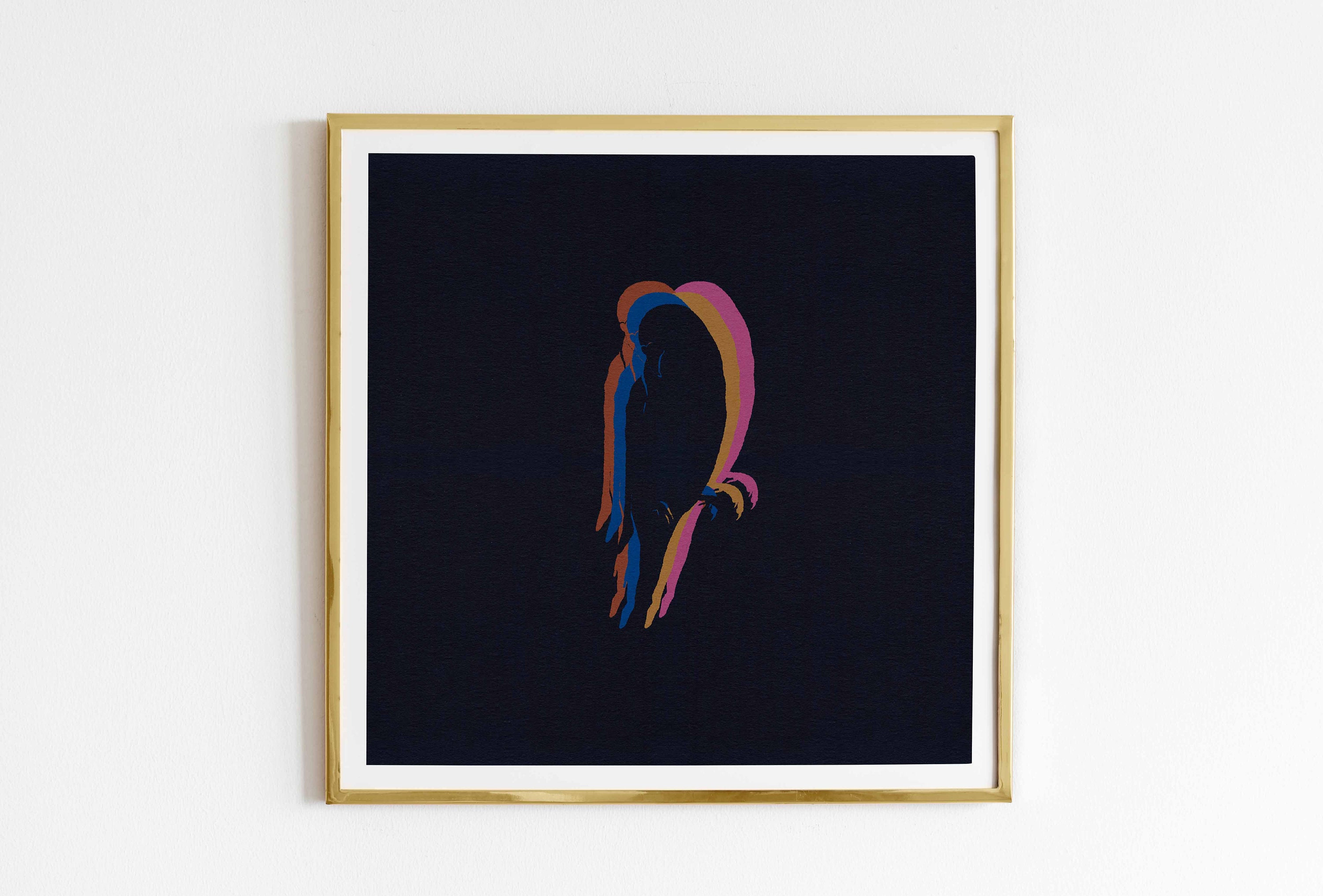 Budgie Poster Digital Download, Abstract Budgie Art Print, Bird ...