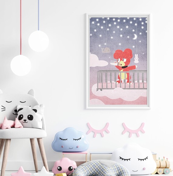 Magby Art Print Nursery Decor Magby Pokemon Wall Decor - Etsy
