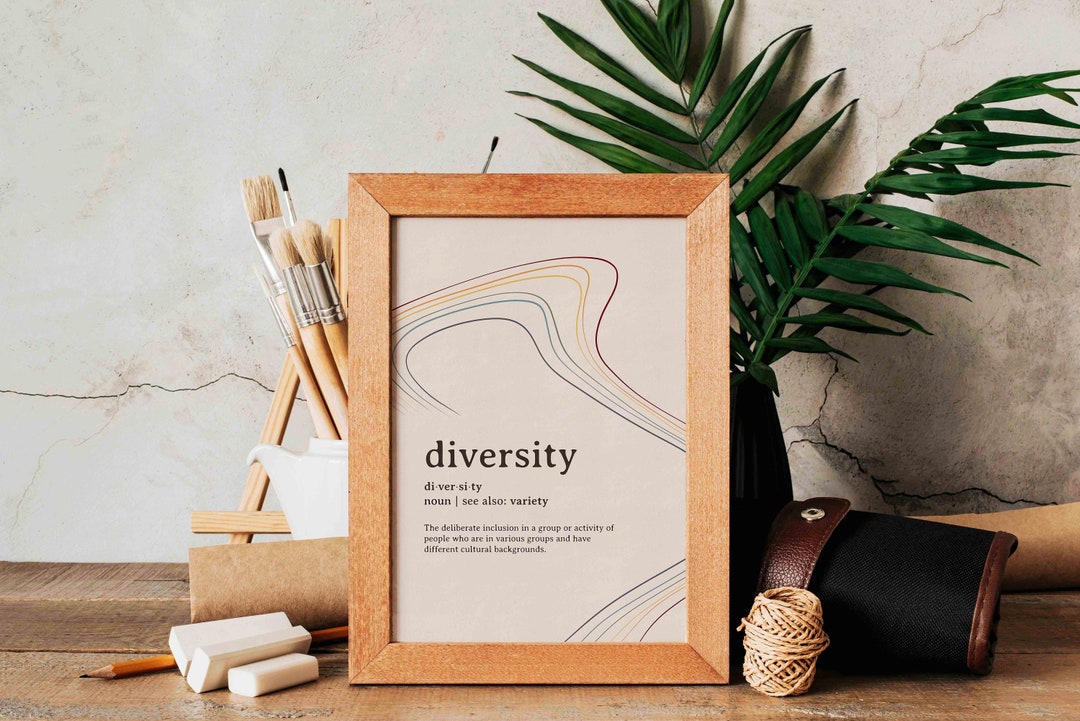 Diversity Art Print, Diversity Definition, Inclusive Art, Classroom ...