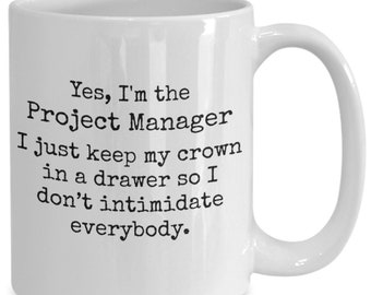 Funny Project Manager Gift, Project Management, Work Team Gift, Project ...