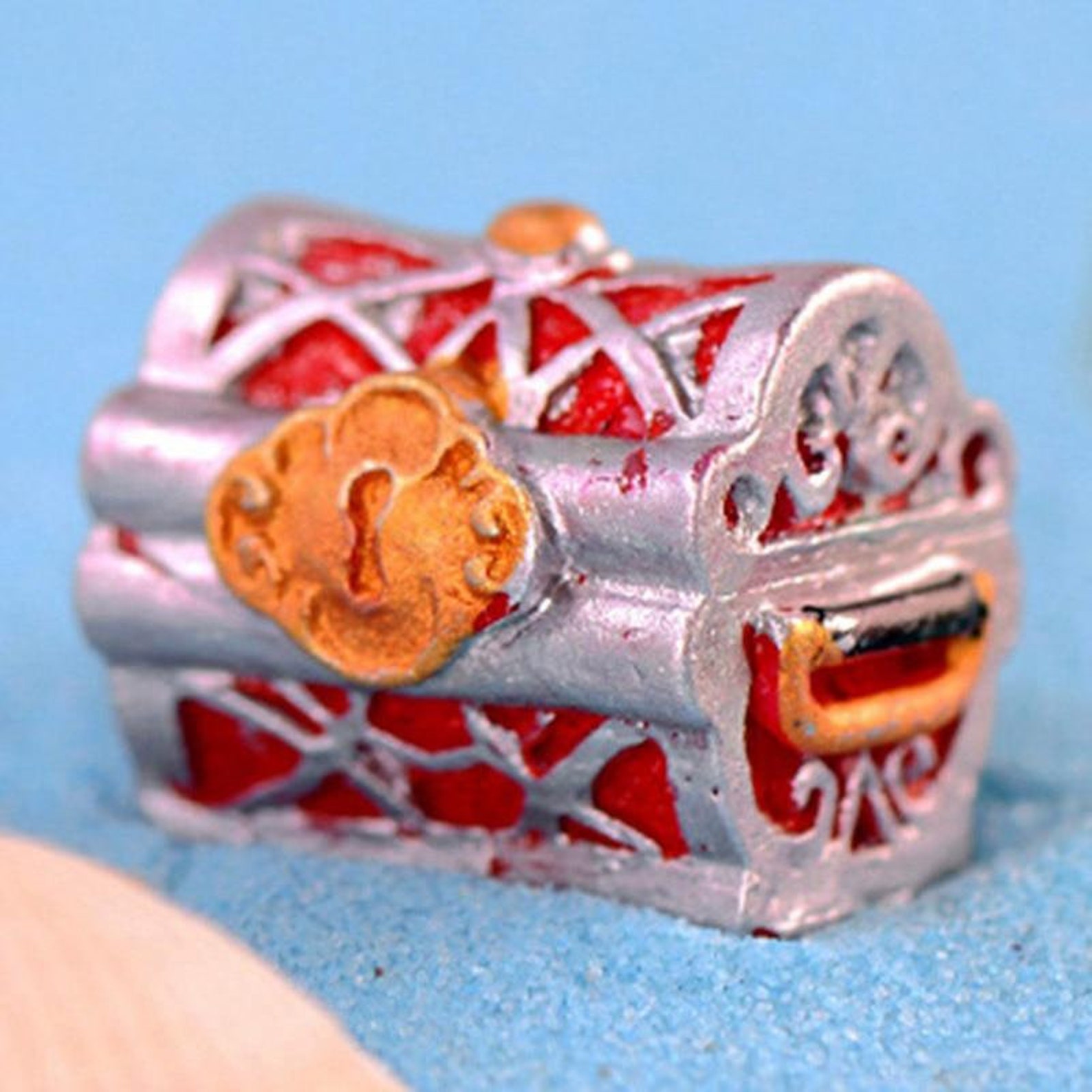 Treasure Chest Box Antique Creative Fish Tank Aquarium | Etsy