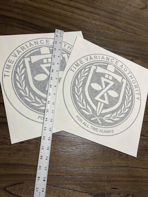 TIME VARIANCE AUTHORITY Seal Black - Etsy