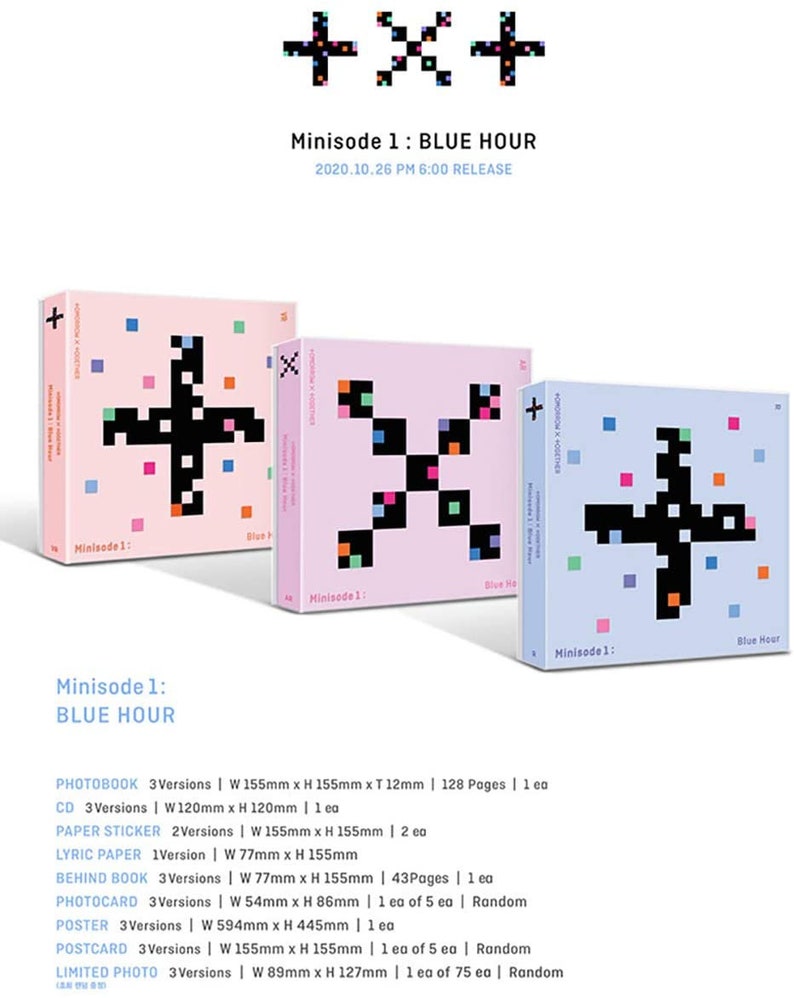 TXT Minisode1 : Blue Hour Album - Etsy
