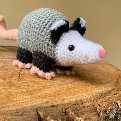 Opossum Crochet Patterns Amigurumi Plush Possum Pattern | Etsy