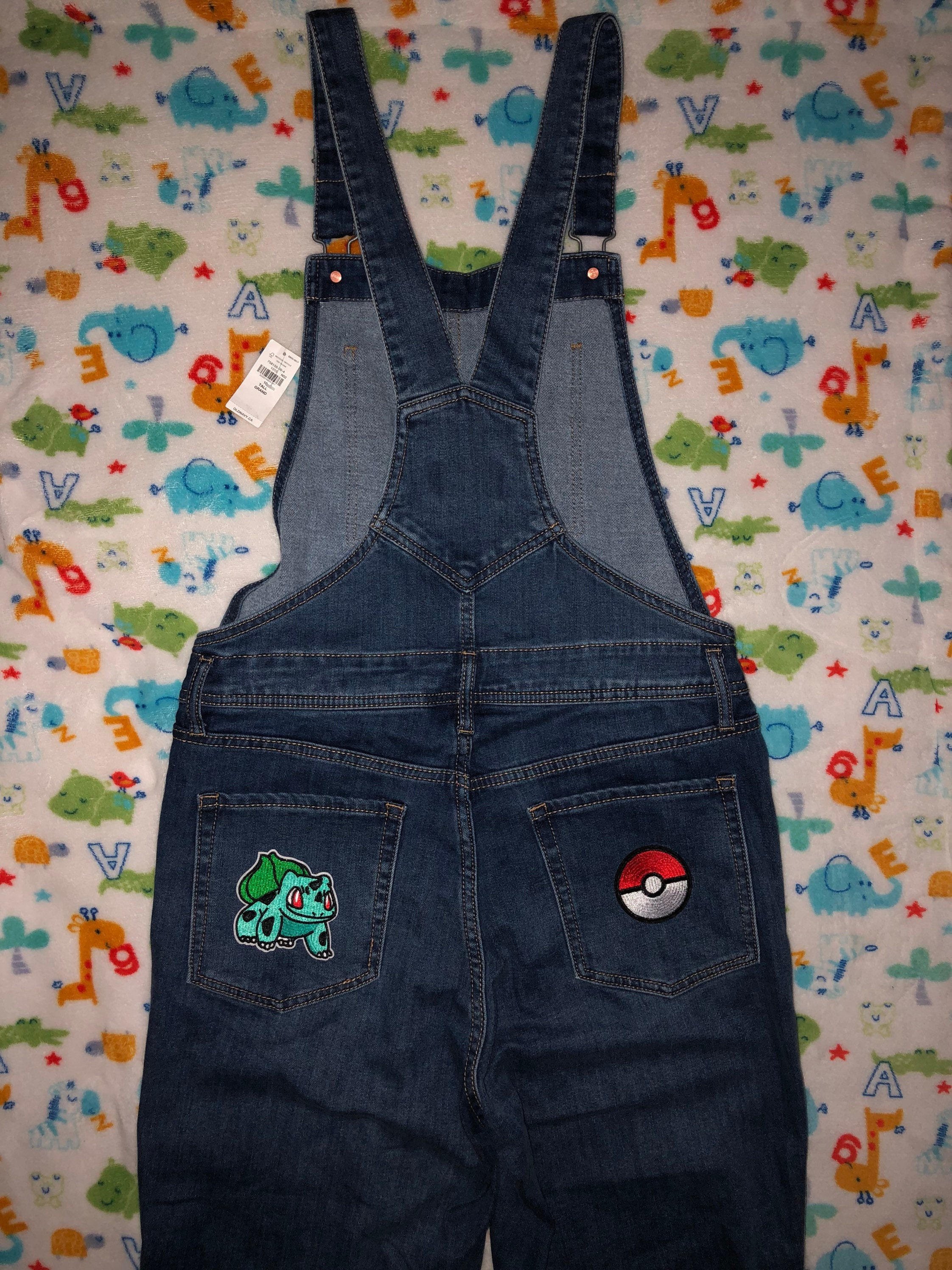Pokémon Overalls Adult Size 29-32 Waist - Etsy
