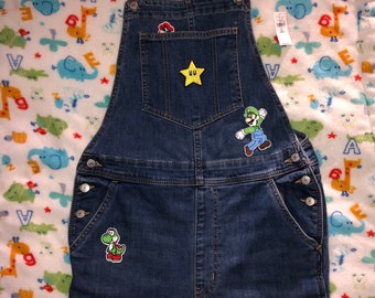 Super Mario Overalls - Etsy Australia