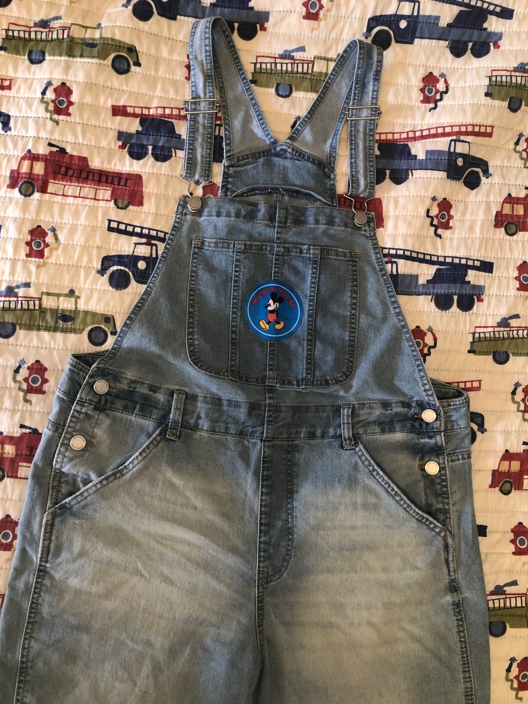 Mickey Mouse Overalls - Etsy
