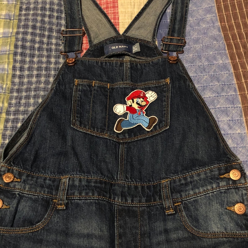 Mario Overalls - Etsy