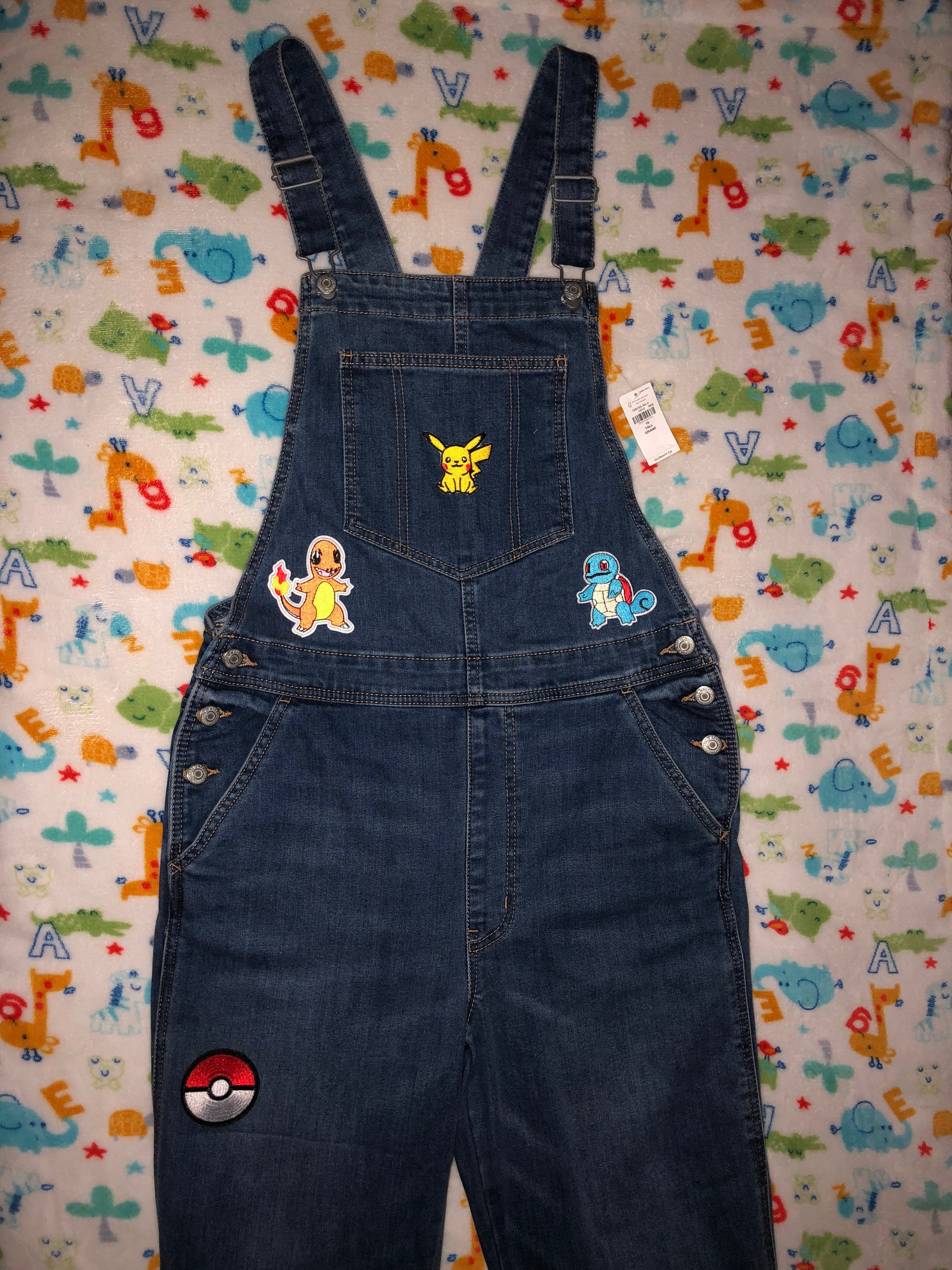 Pokémon Overalls Adult Size 29-32 Waist - Etsy