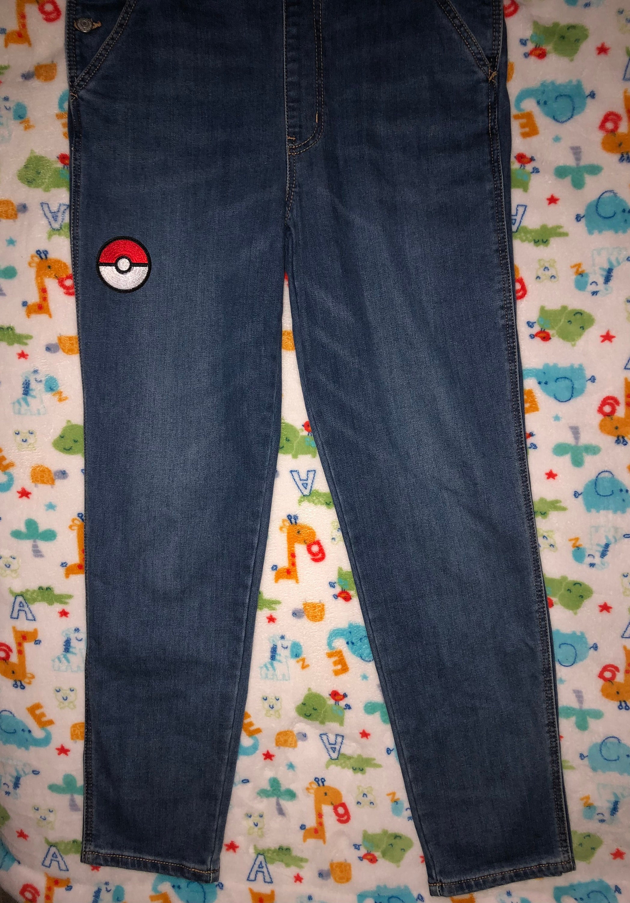 Pokémon Overalls Adult Size 29-32 Waist - Etsy