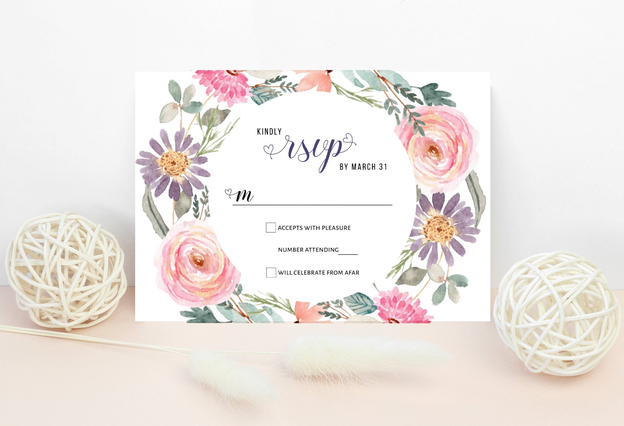 Wedding Invitation SET, INSTANT Download - Etsy