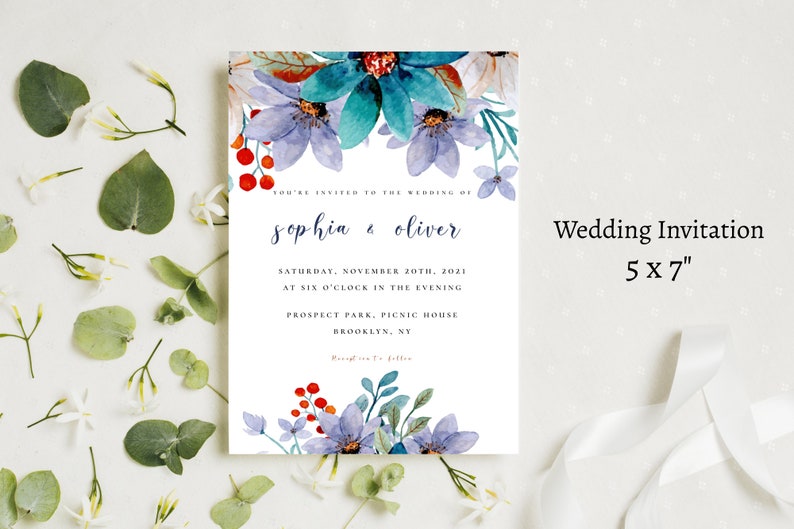 Wedding Invitation, INSTANT Download - Etsy