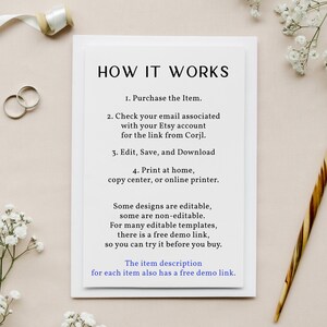 Save the Date Card, INSTANT Download - Etsy