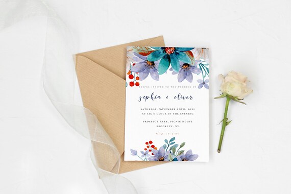 Wedding Invitation INSTANT Download | Etsy