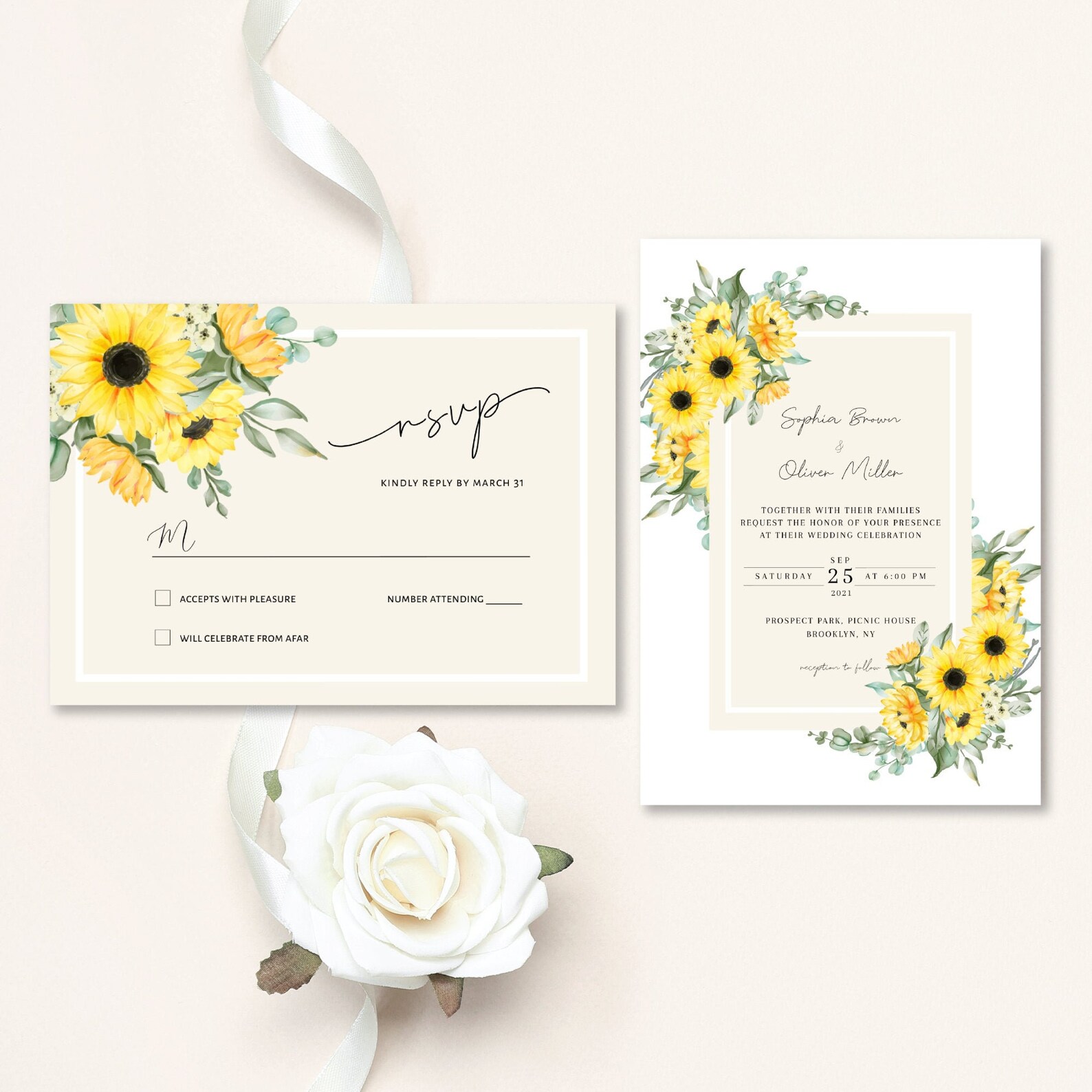 Hochzeitseinladung RSVP KartenSET, SOFORT Download - Etsy.de