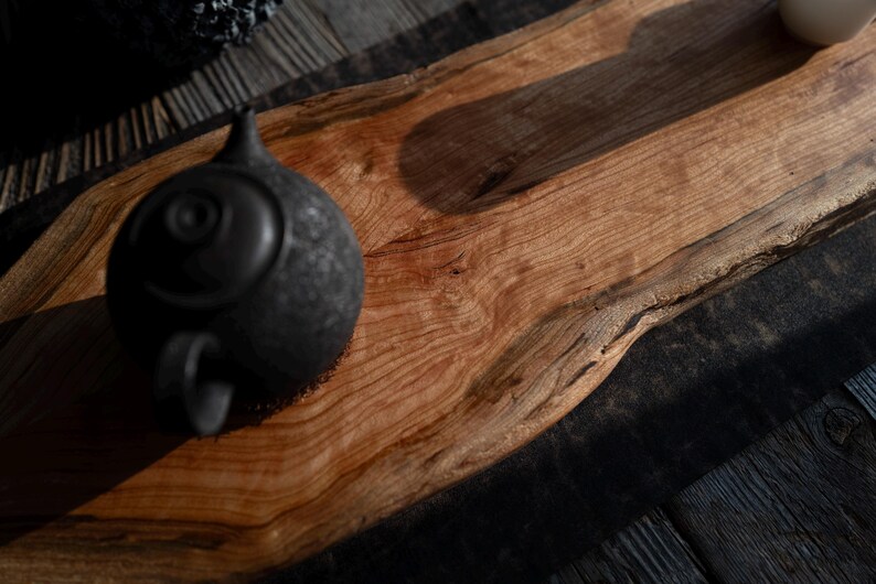 Book Matched Cherry Wood Tea Tray Board - Etsy