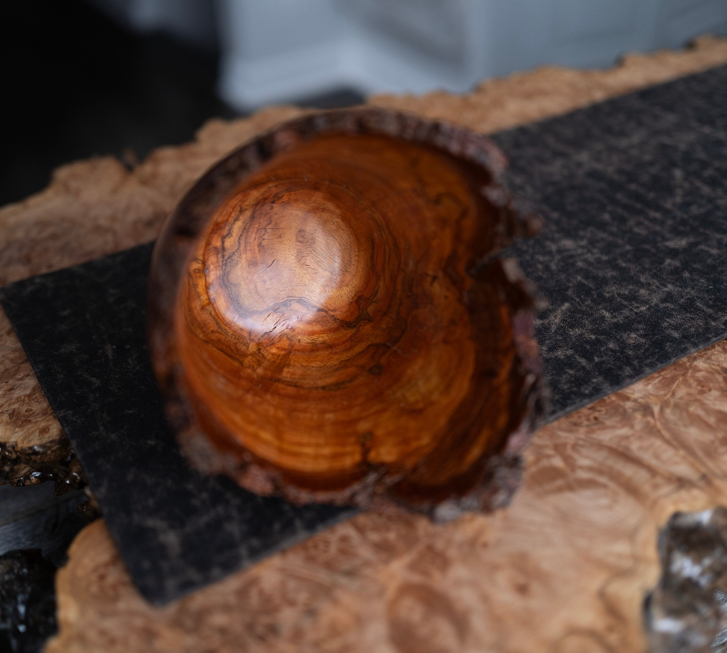 Oak Burl Bark Live Edge Vase/bowl - Etsy