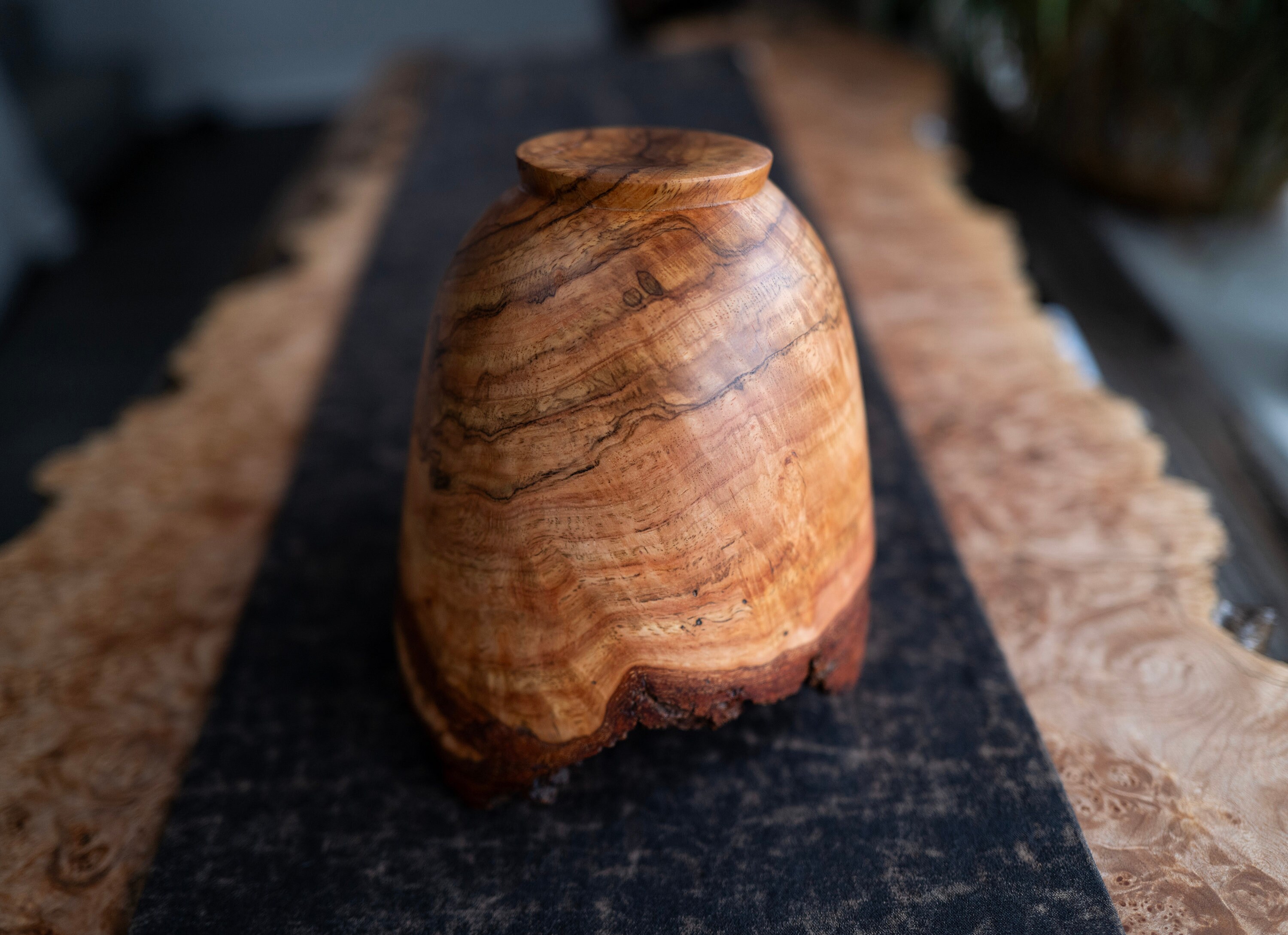 Oak Burl Bark Live Edge Vase/bowl - Etsy