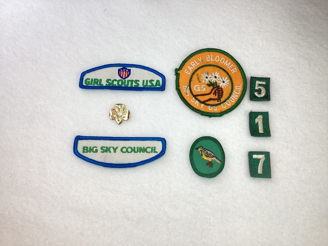 Girl Scout Patches and Pin - Etsy