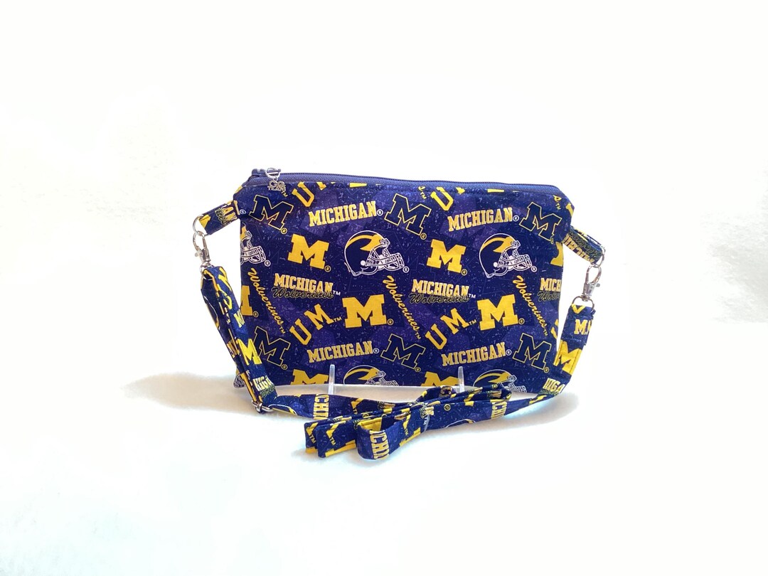University of Michigan Themed Crossbody Purse - Etsy