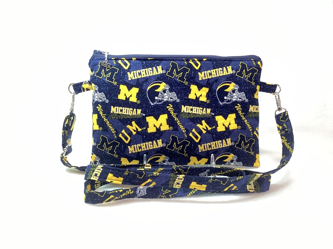 University of Michigan Themed Crossbody Purse - Etsy