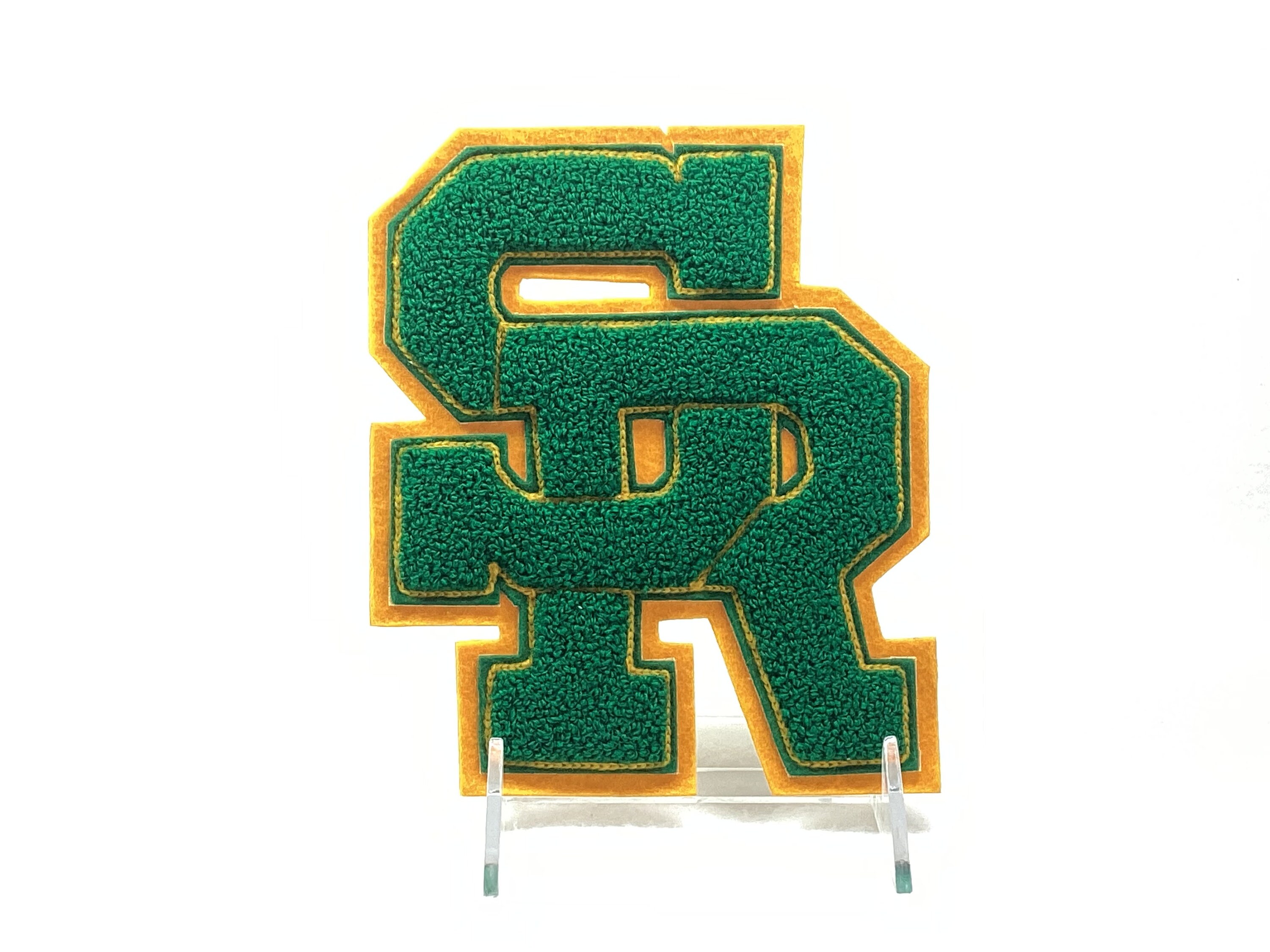 Chenille SR Letterman Jacket Patch - Etsy