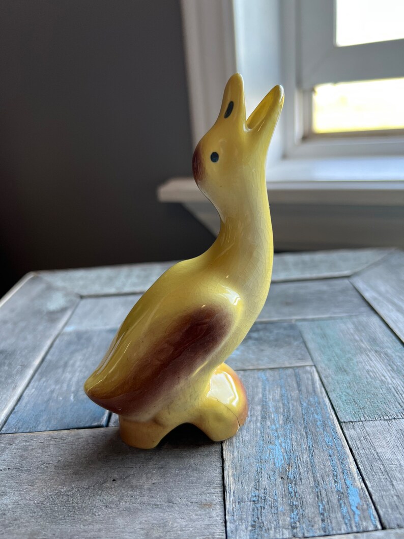 Vintage Pie Bird Yellow and Brown Duck Pie Bird Vintage Pie - Etsy