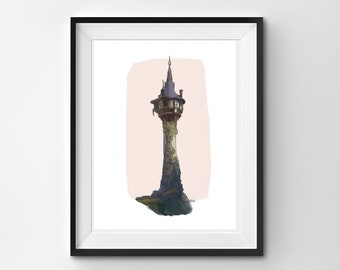 Rapunzel Print | Etsy