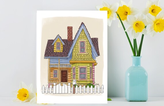 Disney Up House Drawing