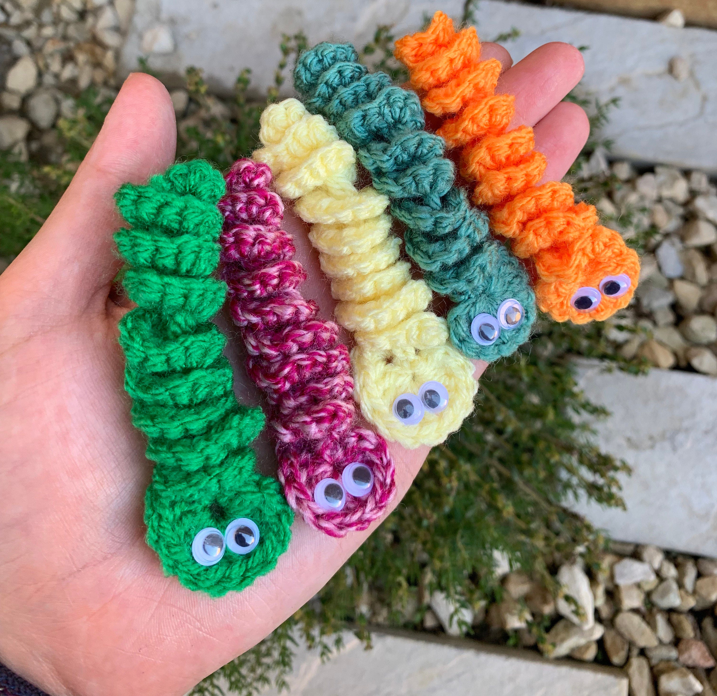 Worry Worm Fidget Desk Toy Crochet Worm Stress and Anxiety | Etsy Worry Worm Fidget Desk Toy Crochet Worm Stress and Anxiety | Etsy