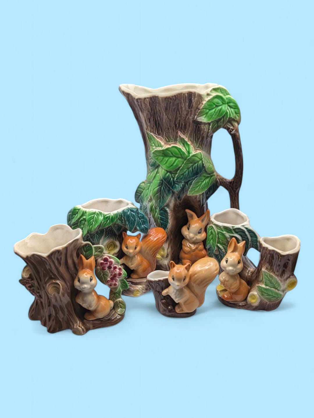 Vintage Hornsea Fauna Rabbit & Squirrel Vases Choose One Vintage Vases ...