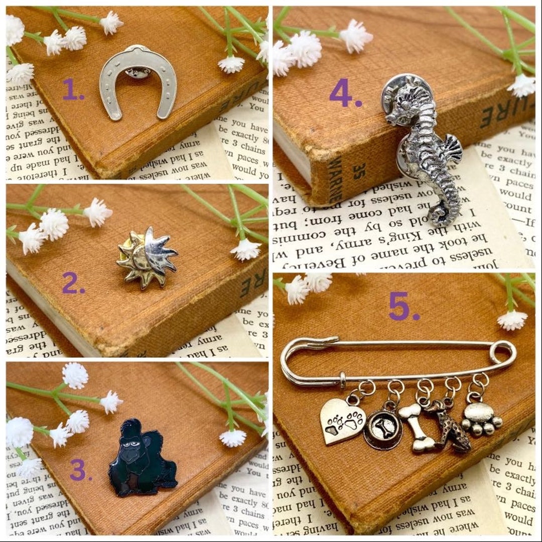 Vintage Badges Pin Badges, Collectable Badges, Novelty Badges, Enamel ...